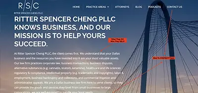 Website Design Must-Have Features for Dallas Law Firms