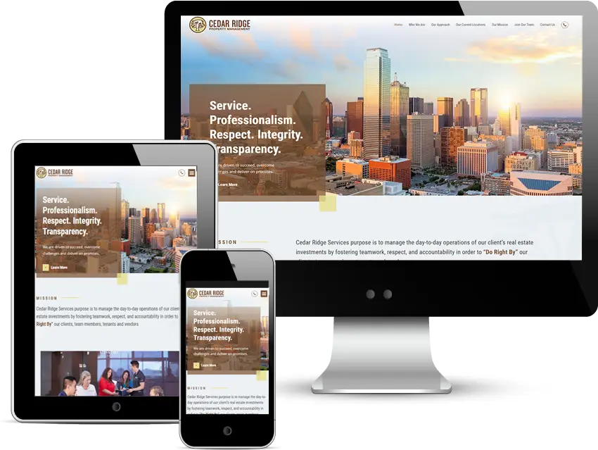 New Custom WordPress Website for Dallas Texas based Property Management ...