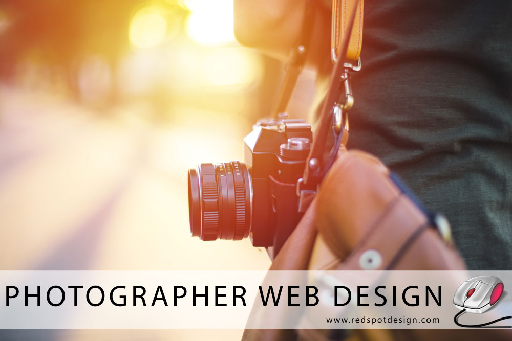 Website Design for Photographers - Red Spot Design